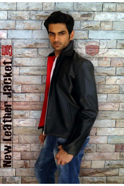 Layer Cake Black Leather Jacket